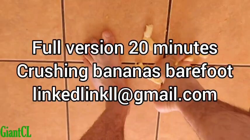 Banana Crush Barefoot 日本語で