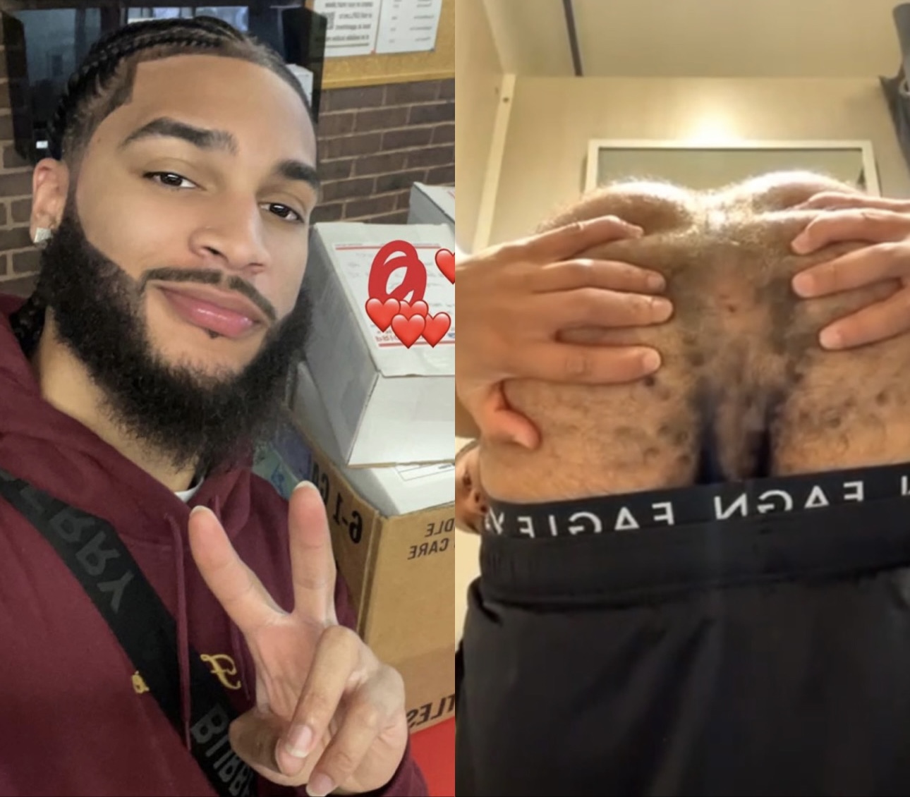 Ass And Booty Sexy Bull Shows His Asshole