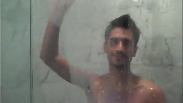 Cute French Guy Showering