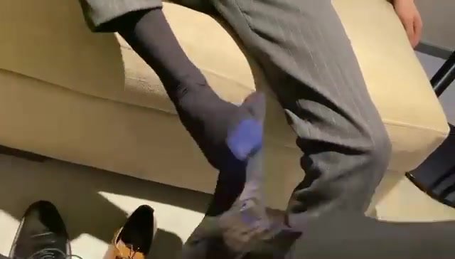 Male Sheer Socks Play