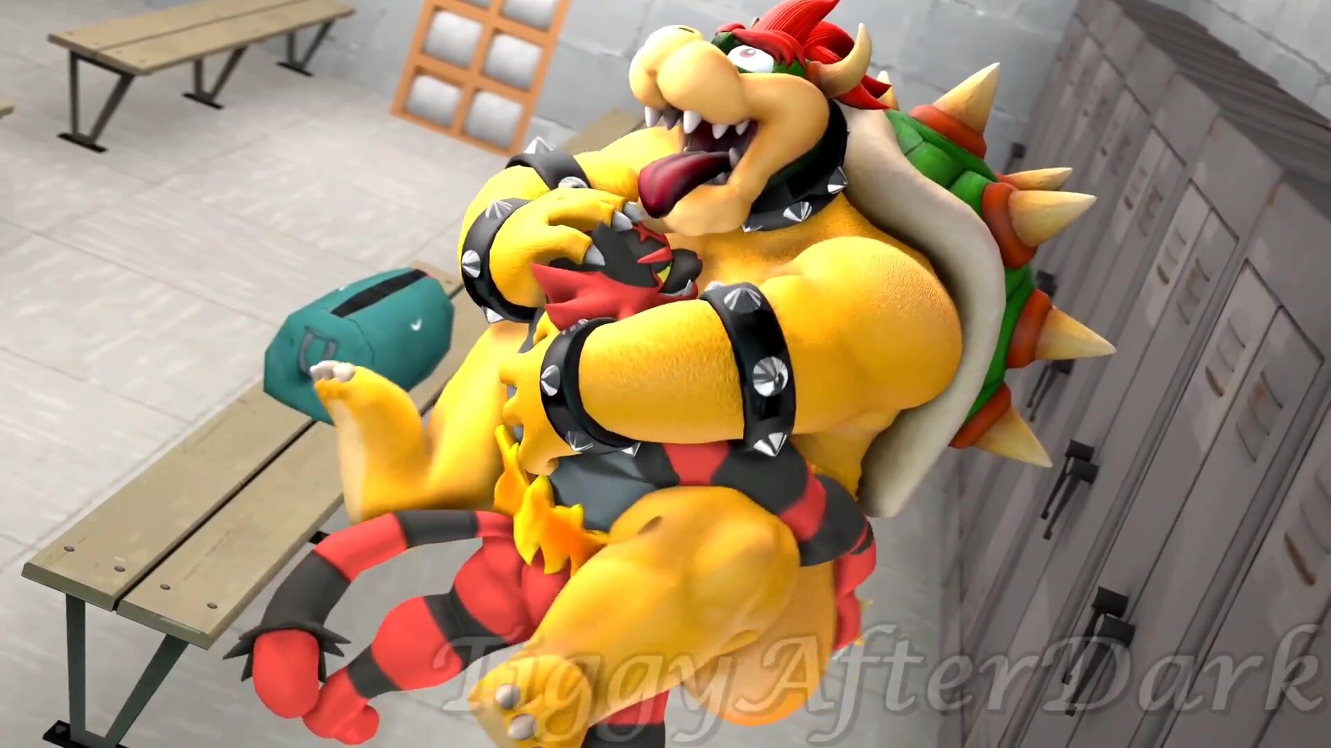Incineroar Fuck King Koopa Ass