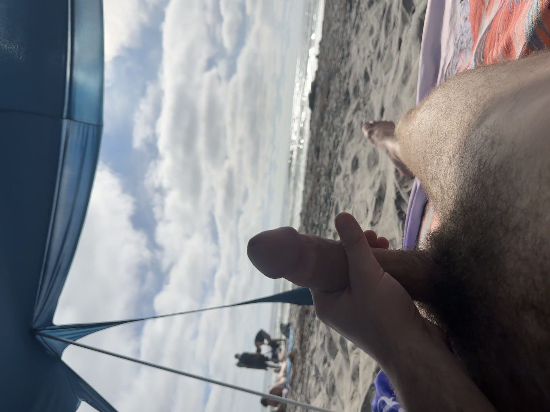 Stroking At The Beach Video 3