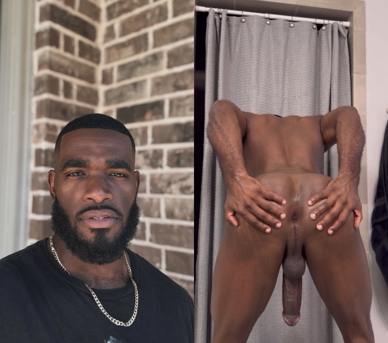 Black Hung Str8 Alpha Spreads His Ass