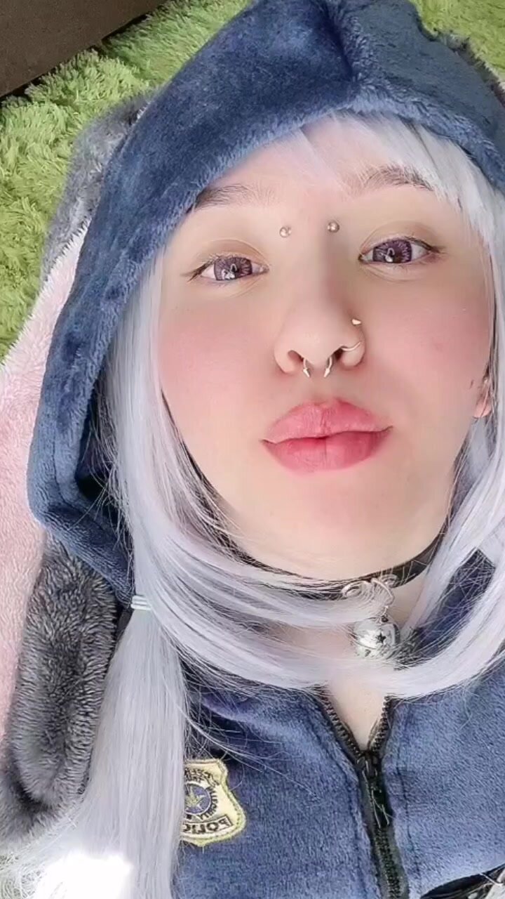 Girl Swallowing Gummy Bears Upclose