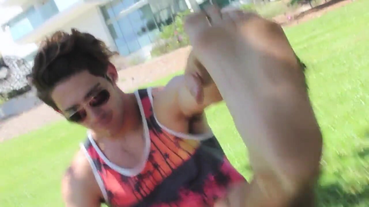 Lucas Big Feet In Park