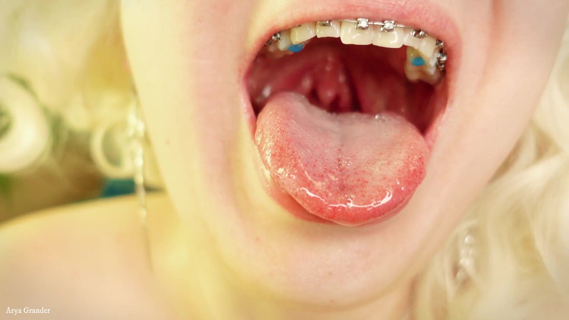 Hot British Milf Mouth Tour With Braces