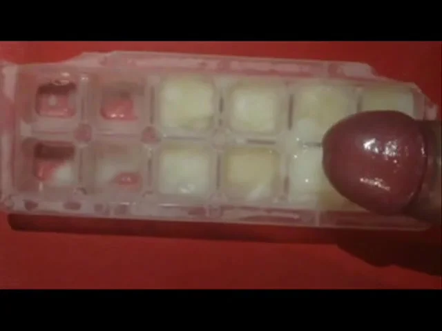 Making Ice Cube Of Cum So Good