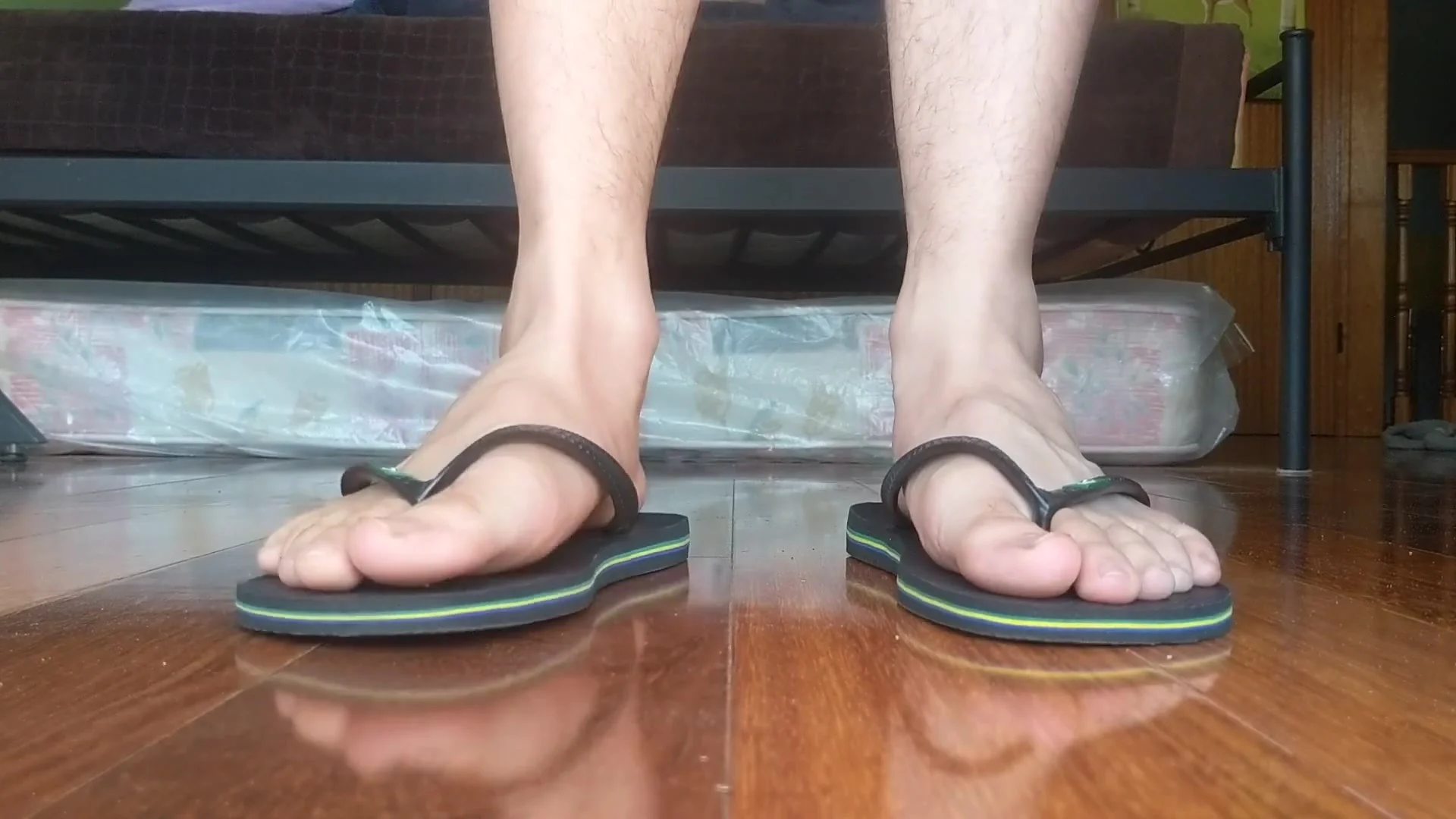 Male Feet In Flip Flops Video 8
