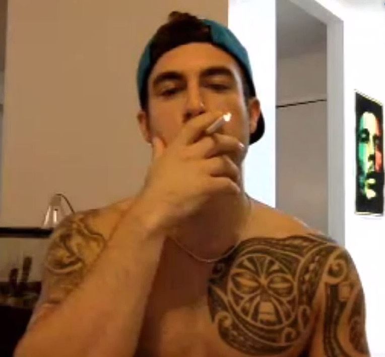 Hot Smoking Str8 Guy