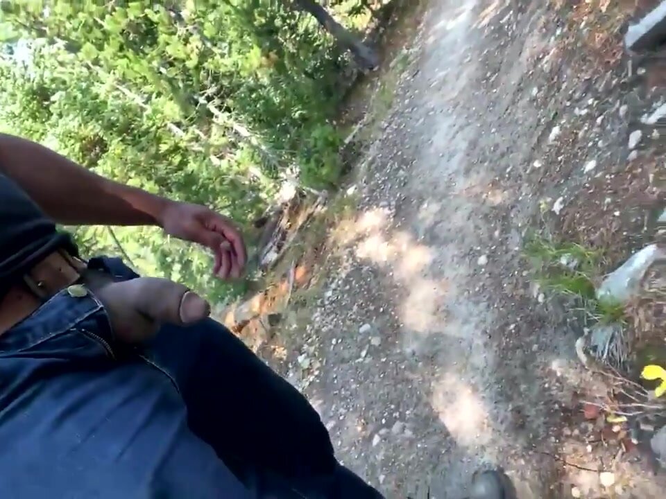 Big Men Pissing Outside 45