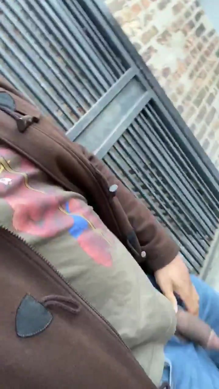 Big Men Pissing Outside 48