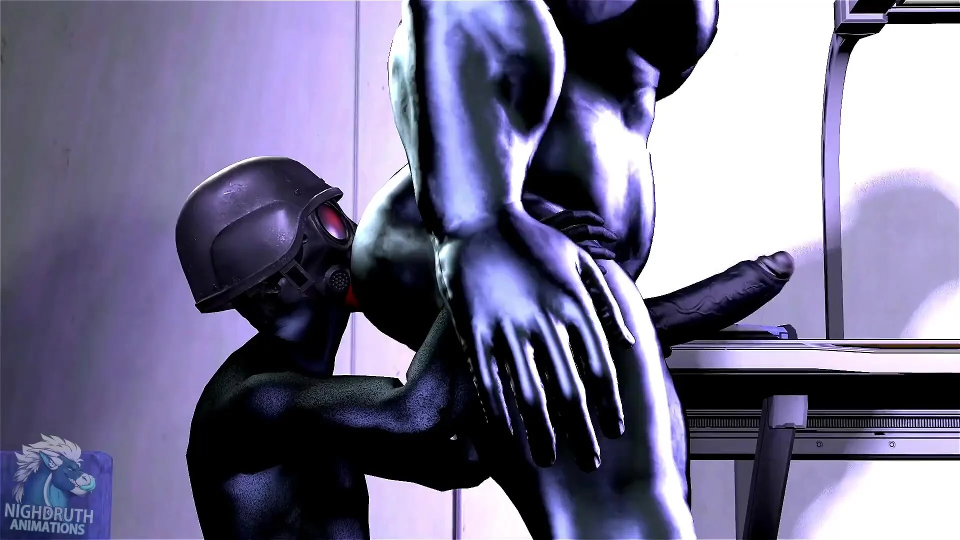 Best Fetish Nighdruth2000 Muscle Latex Drone