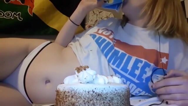 Girl Belly Stuffing Belly Gurgles And Burps
