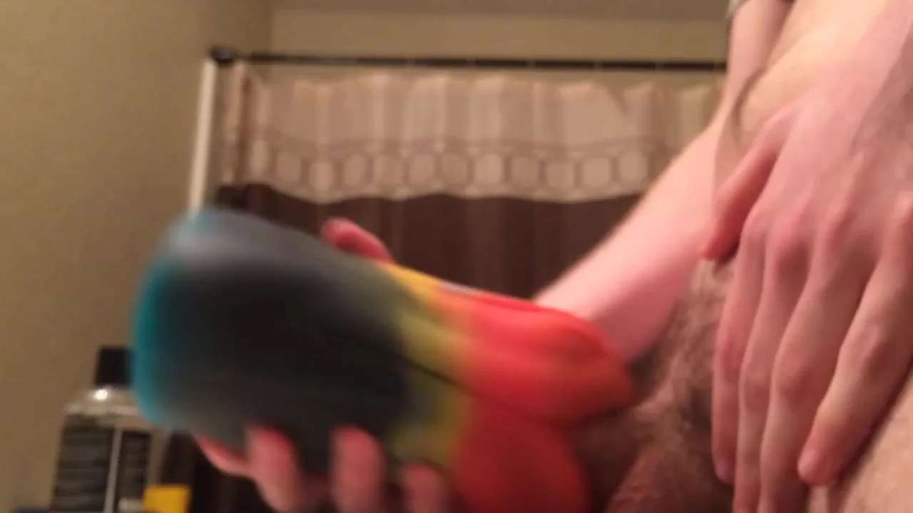 Twink Fucking Bad Dragon Dragoness Muzzle Before A Shower
