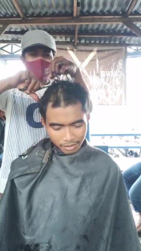 Botak Cut Hair Off