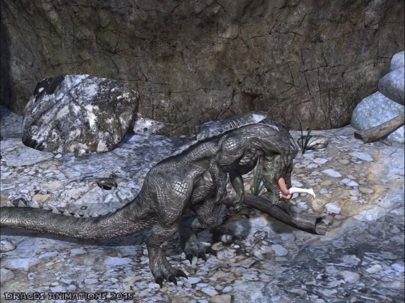 Super Croc Eats Girl