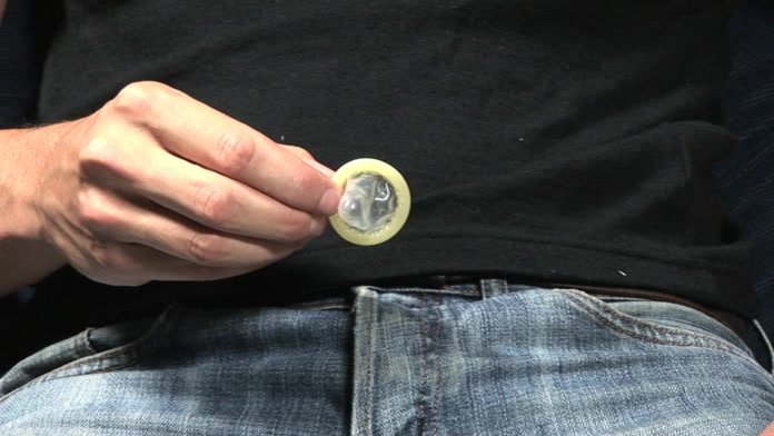Safe Sex Putting On A Condon