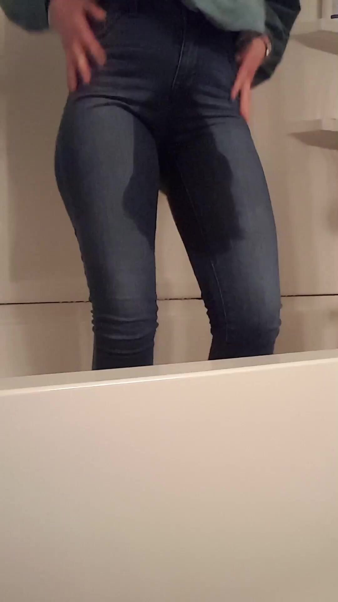 Best Pissing In Jeans Big Jeans Wetting With
