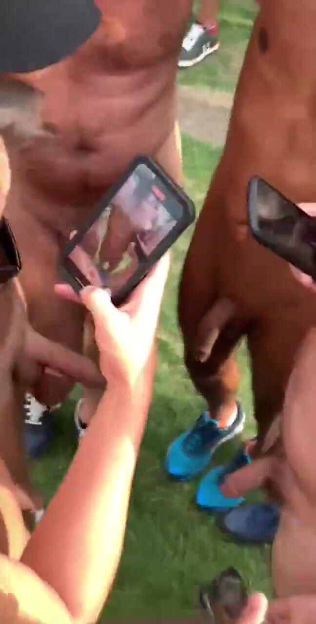Naked Guys In A Naked Bike Festival