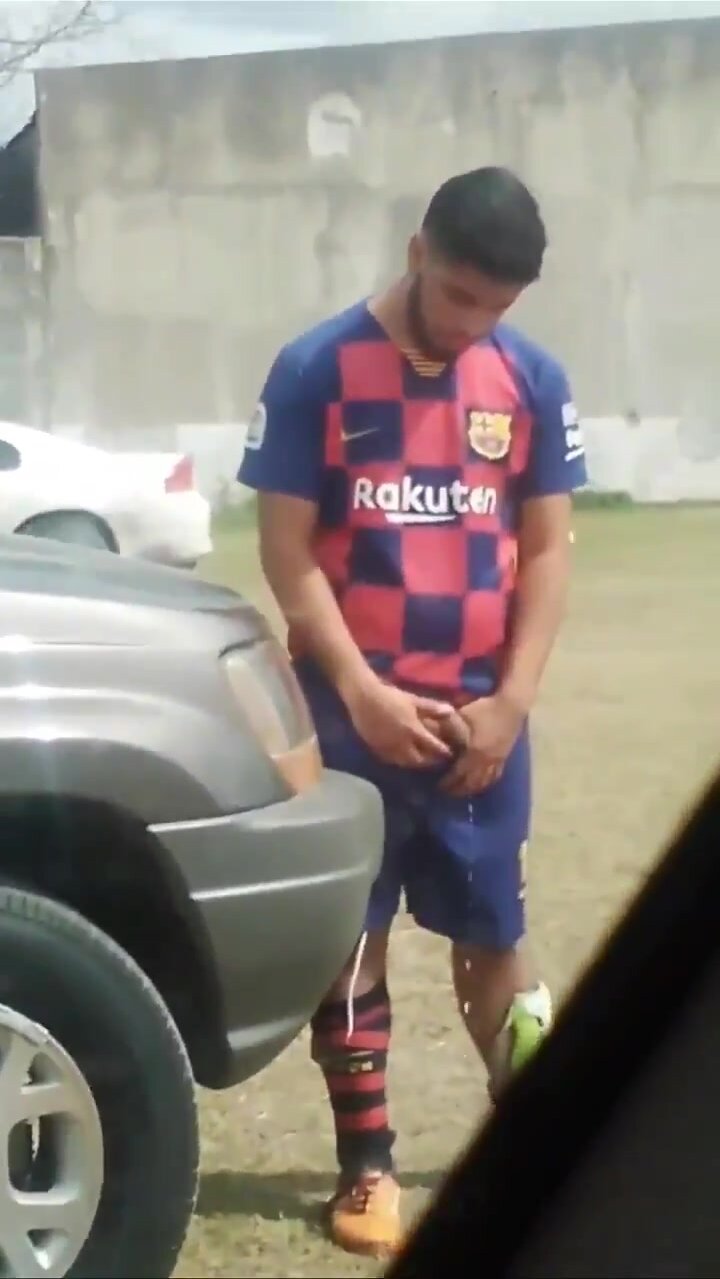 Soccer Player Pissing