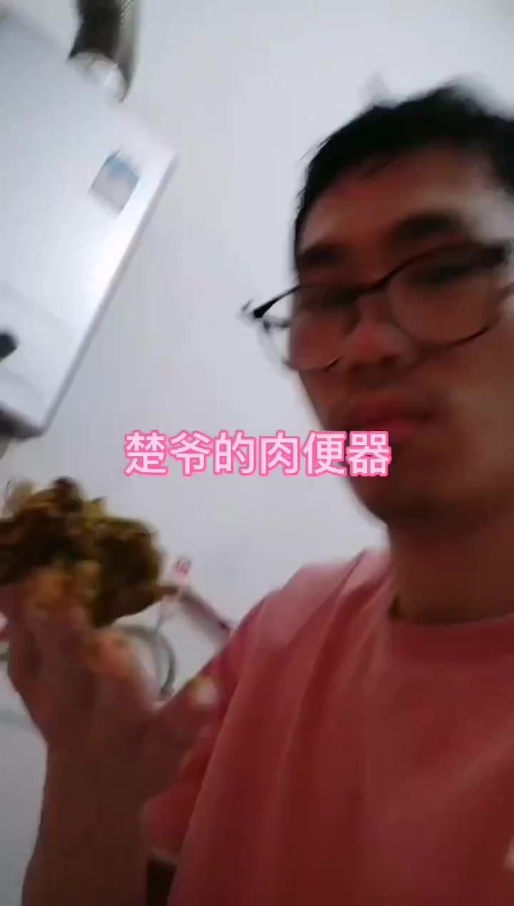 老子不在，肉便器想吃屎想的不得了，苦苦的请求老子允许它吃自己的屎，在得到老子允许后兴冲冲的大口吃起来