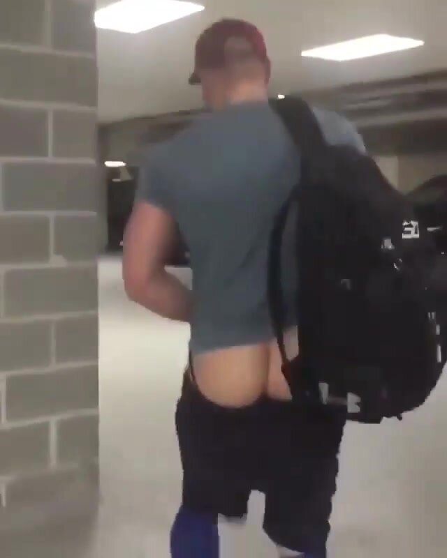 Guy With Big Butt Mooning