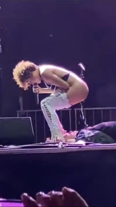 Rock Band Singer Takes A Piss On A Fan