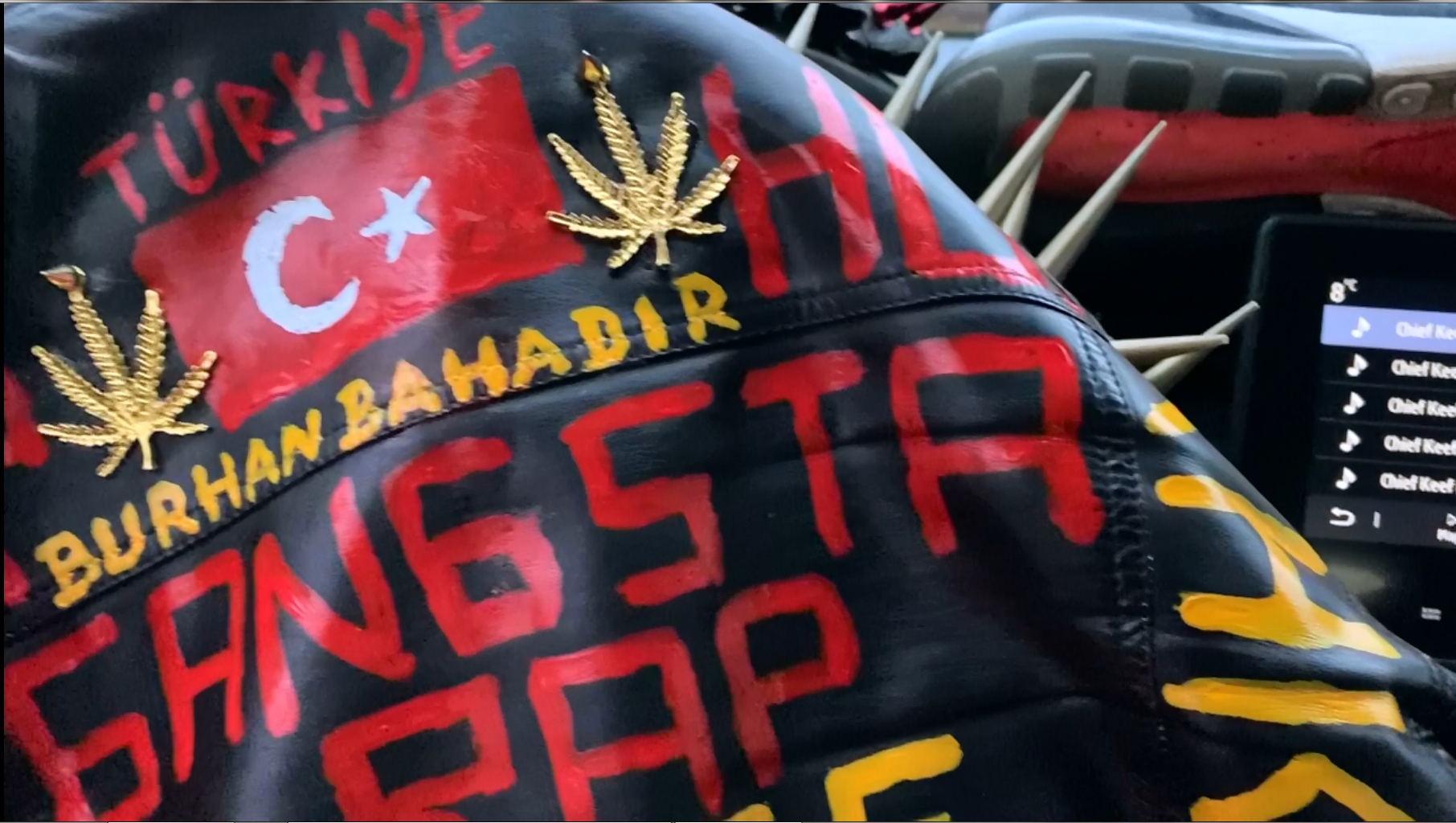 My Fuckin Hot Chief Keef Hiphop Leatherjacket