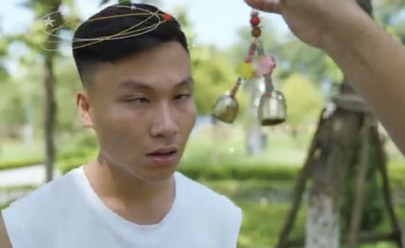 Asian Guy Hypnotised At The Park