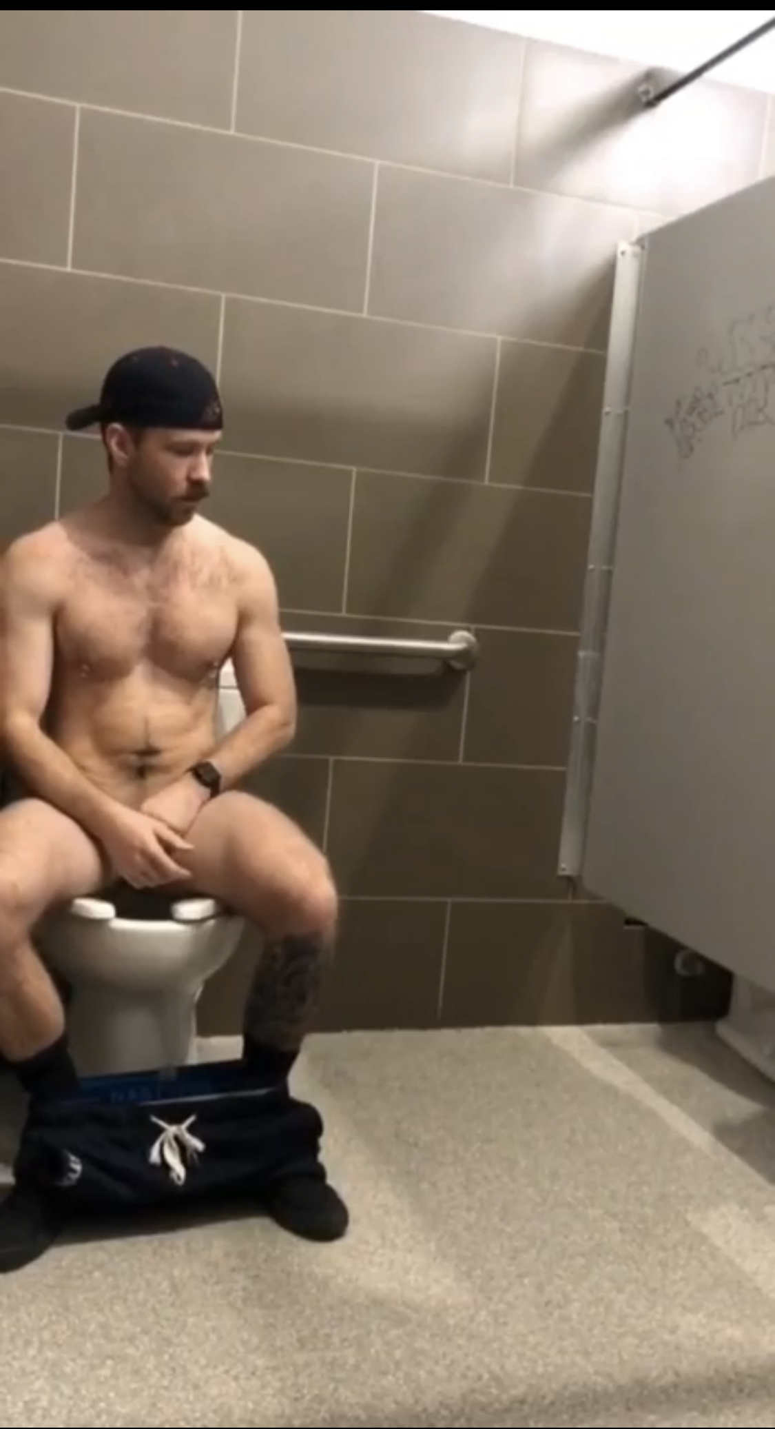 College Guys Caught Stroking And Steals His
