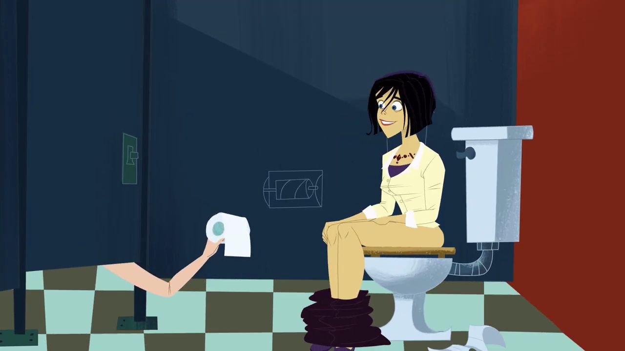 Toilet Time Parker Toilet Scene