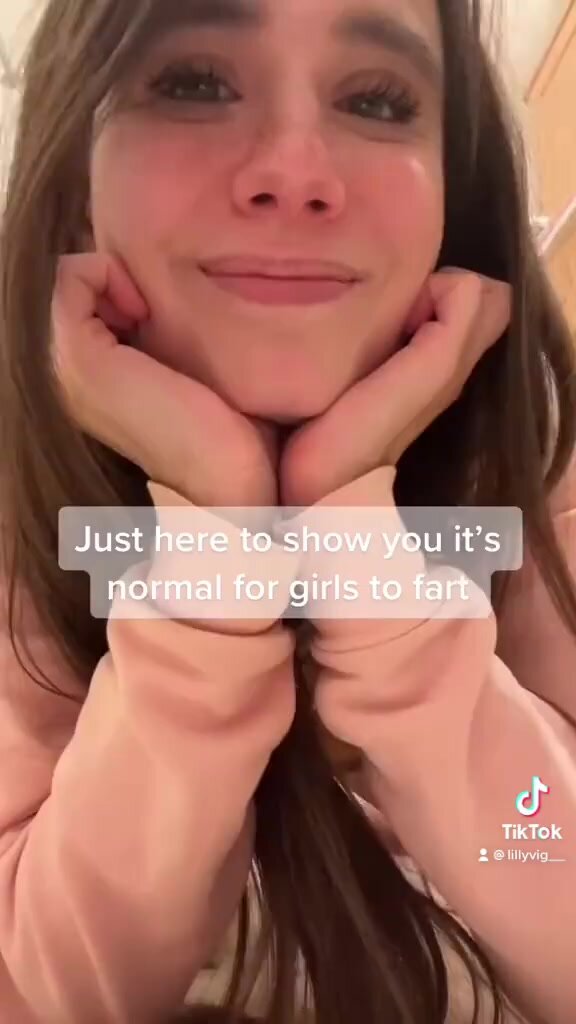Cute Tiktok Girl Farting