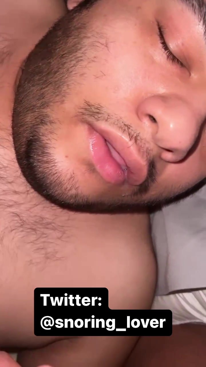 Snoring Mouth Full Of Cum 2