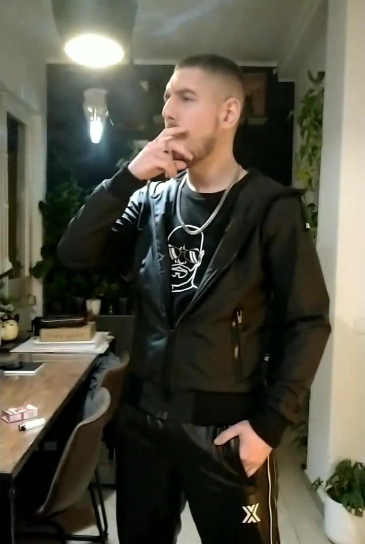 Hot Leather Smoke Video 4