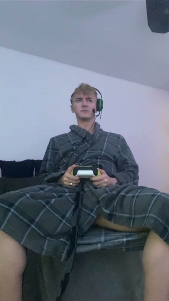 Gamer Guy Farts While Gaming