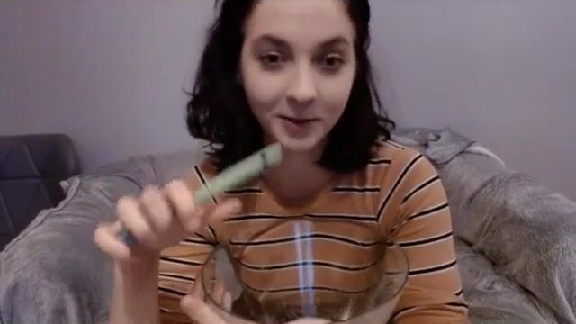Girl Pukes And Plays With Vomit