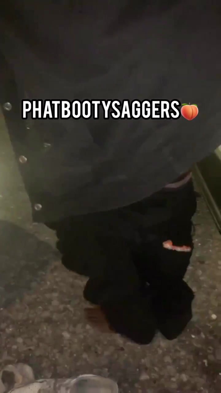 Hot Black Homeless Man Shows Ass