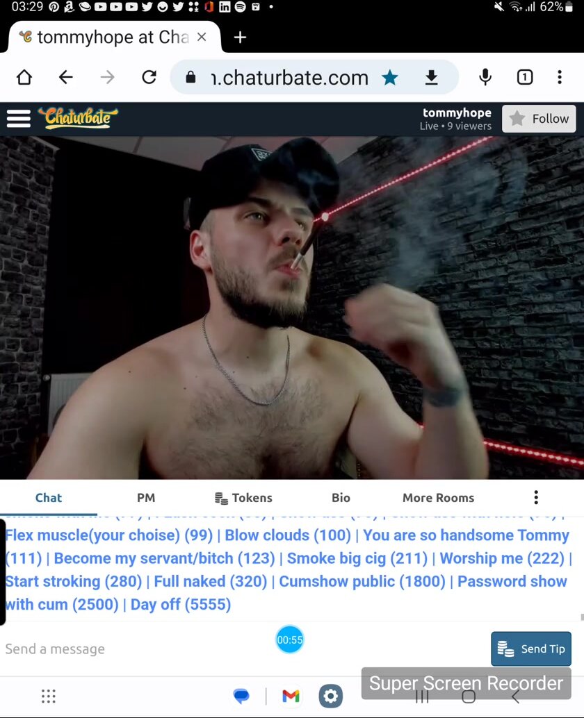Tommy Smoking