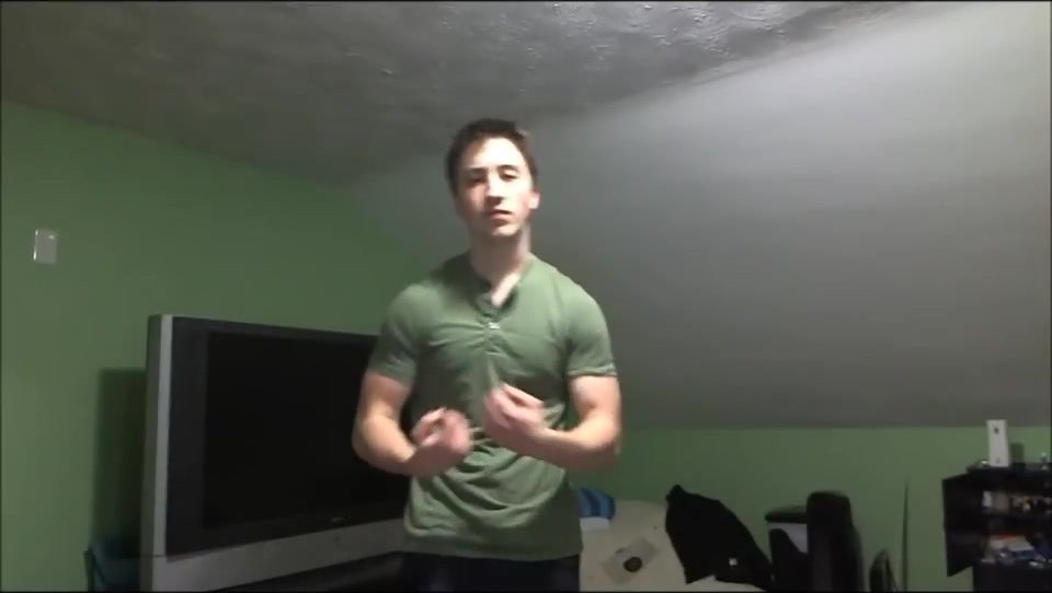 Sexy Guy Flexing His Biceps Again