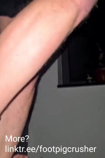 Trampling Him Under My Stinky White Nike Gym Socks