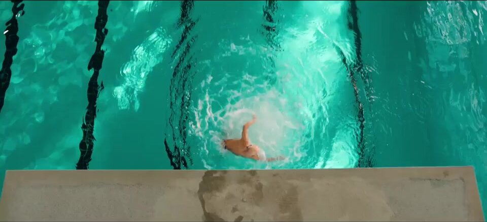Loses Trunks At The Pool