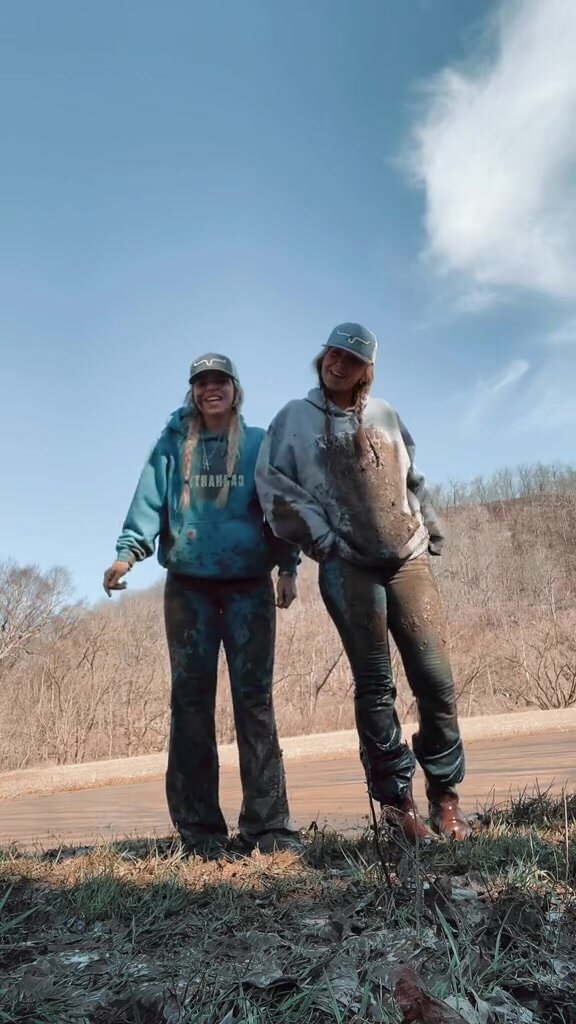 Girls Dance In Muddy Jeans