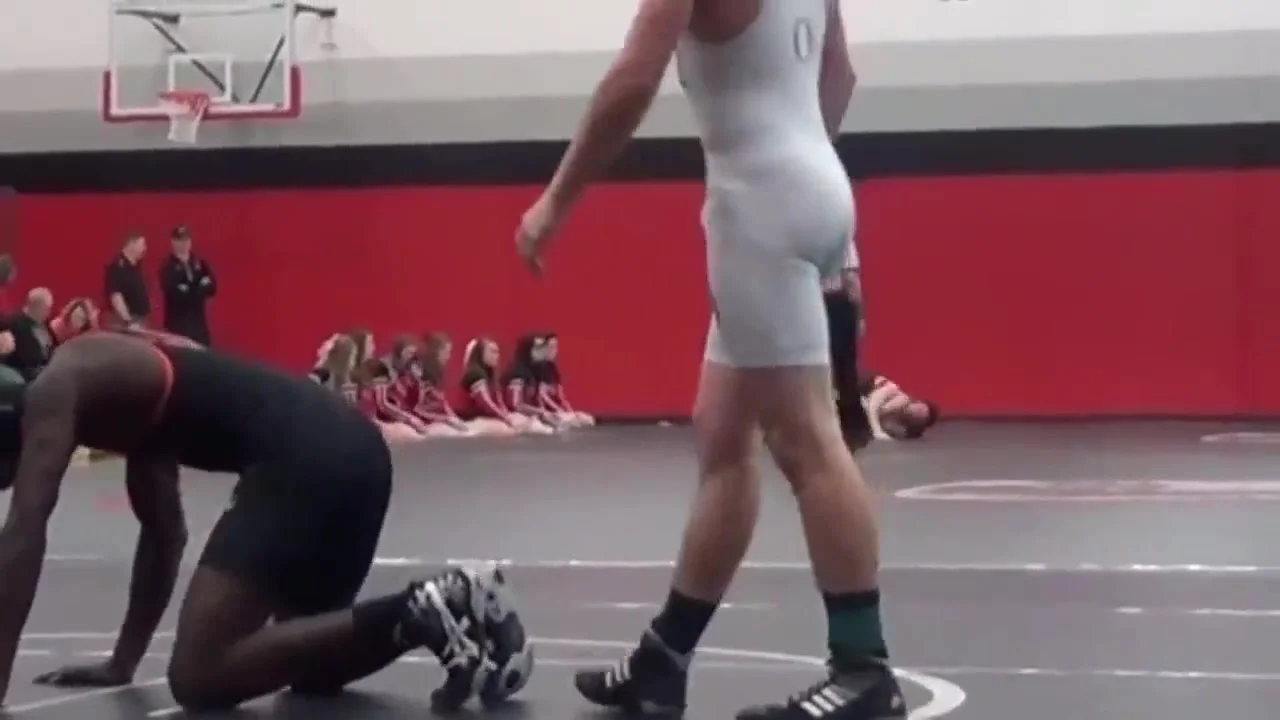 Hot Wrestler With Big Bulge