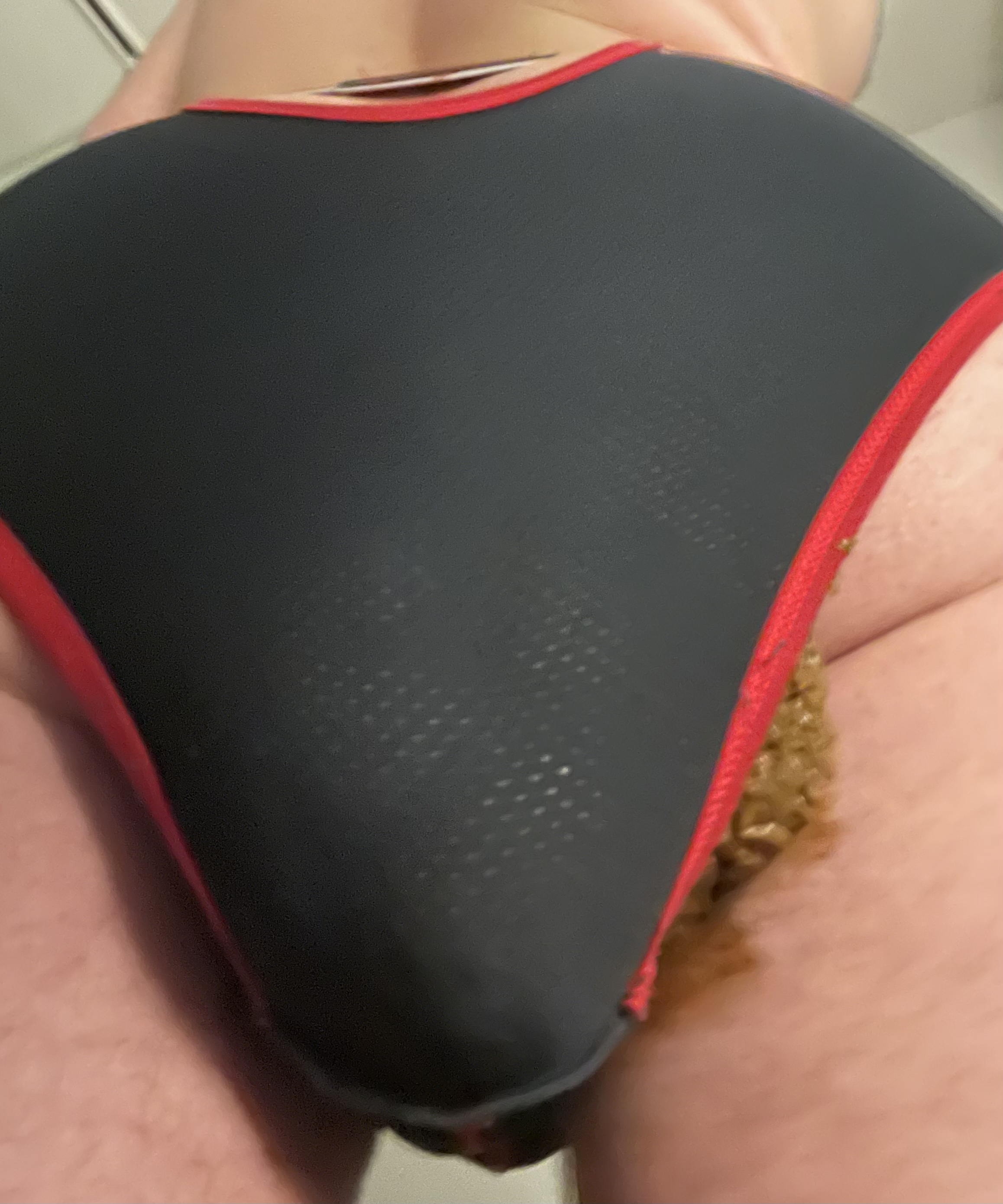 Massive Desperate Load In Briefs