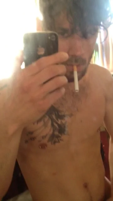 Hot Guy Smoking And Jerking