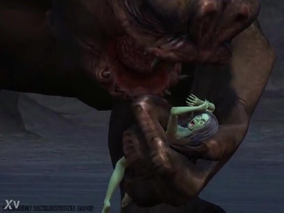 Naked Girl Vore Animation