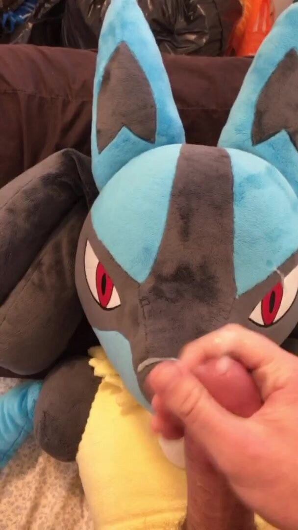 Cumming Lucario Plush In His Head