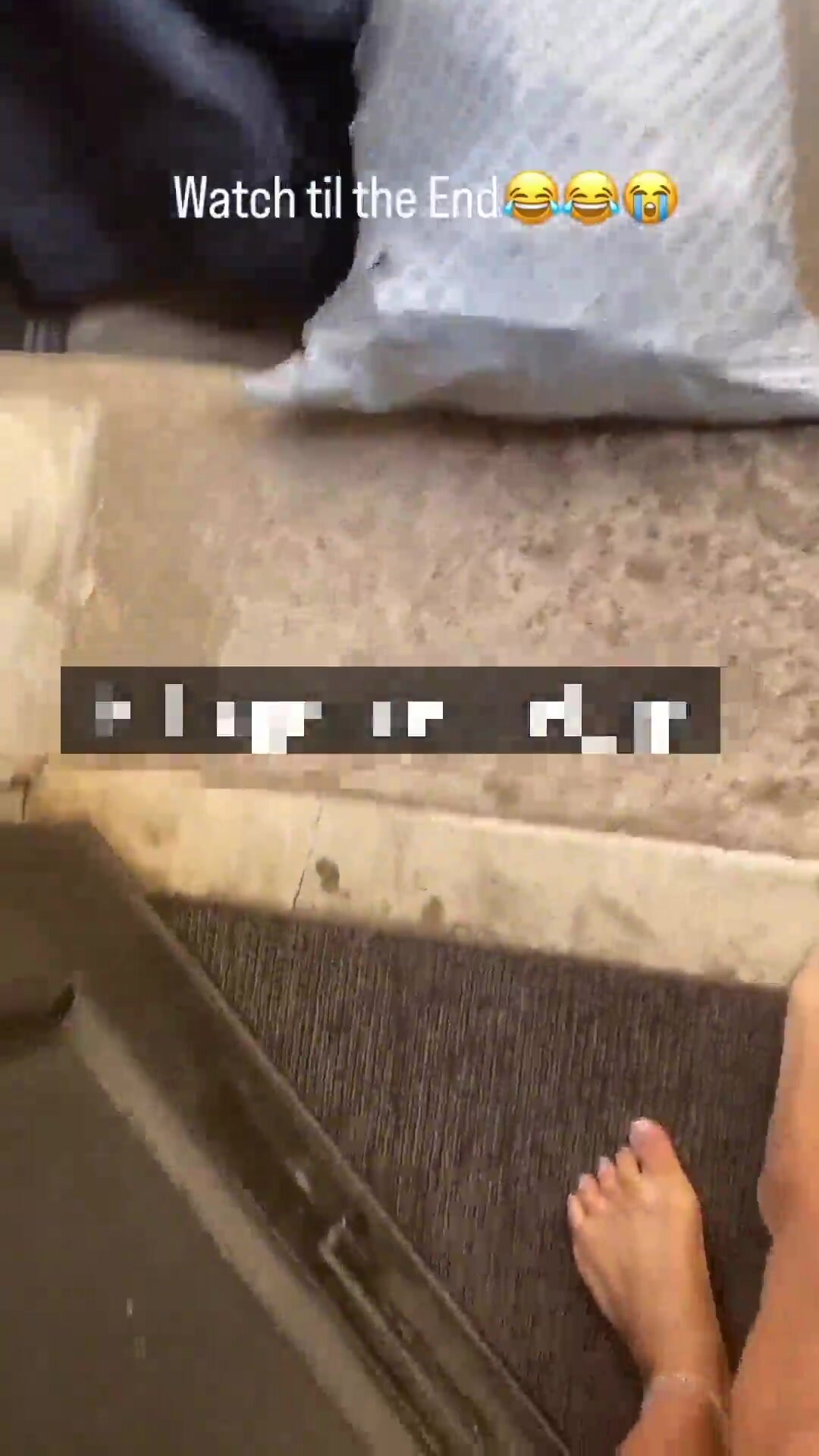 Woman Puts Trash On Homeless Ans Mocking Him